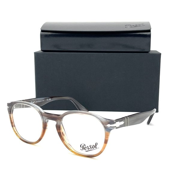 Persol | Accessories | Persol Po3284v 137 Striped Gray Gradient Stripe ...